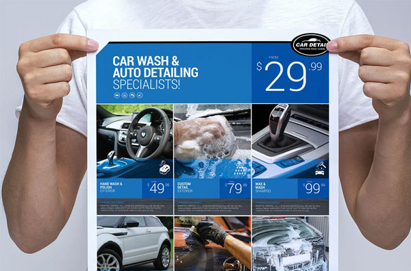 26+ Car Wash Poster Designs - Free & Premium Downloads